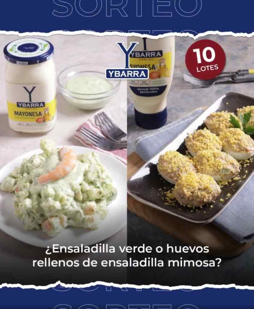 Gana 1 de 10 lotes de productos Ybarra - Promochollos